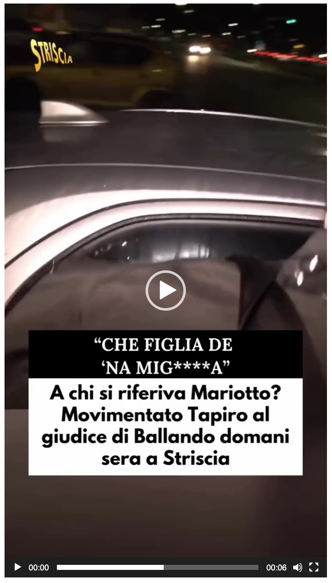 MEDIASET - CANALE 5 * "STRISCIA LA NOTIZIA" - TAPIRO D'ORO: «"CHE ...