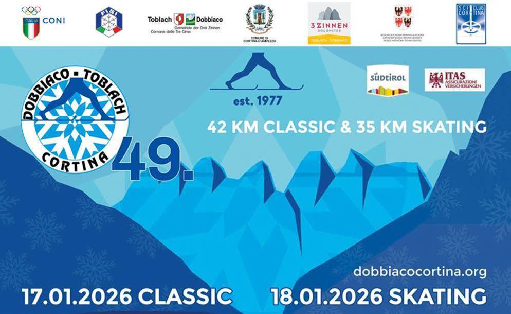 SPORT * DOBBIACO-CORTINA (GRANFONDO): «49ª EDIZIONE IL 17-18 GENNAIO ...